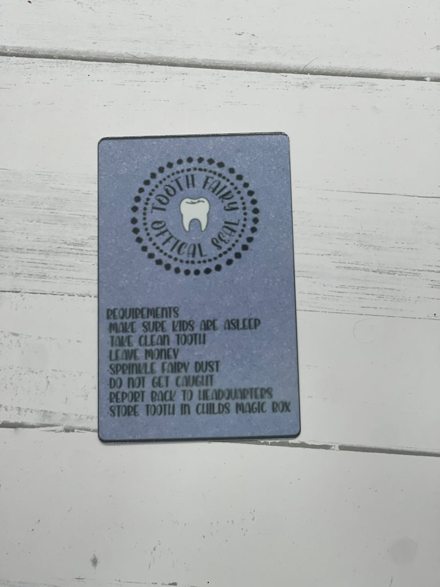 Tooth Fairy Drivers License – Krisandas Krafty Korner